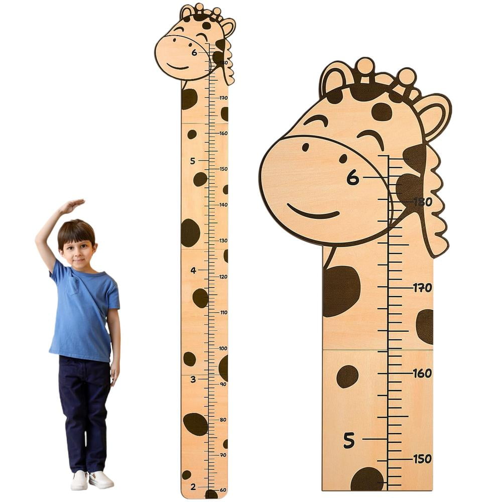 Kaigelin Kids Height Wall Chart Wall Mounted PVC Height Record Ruler ...