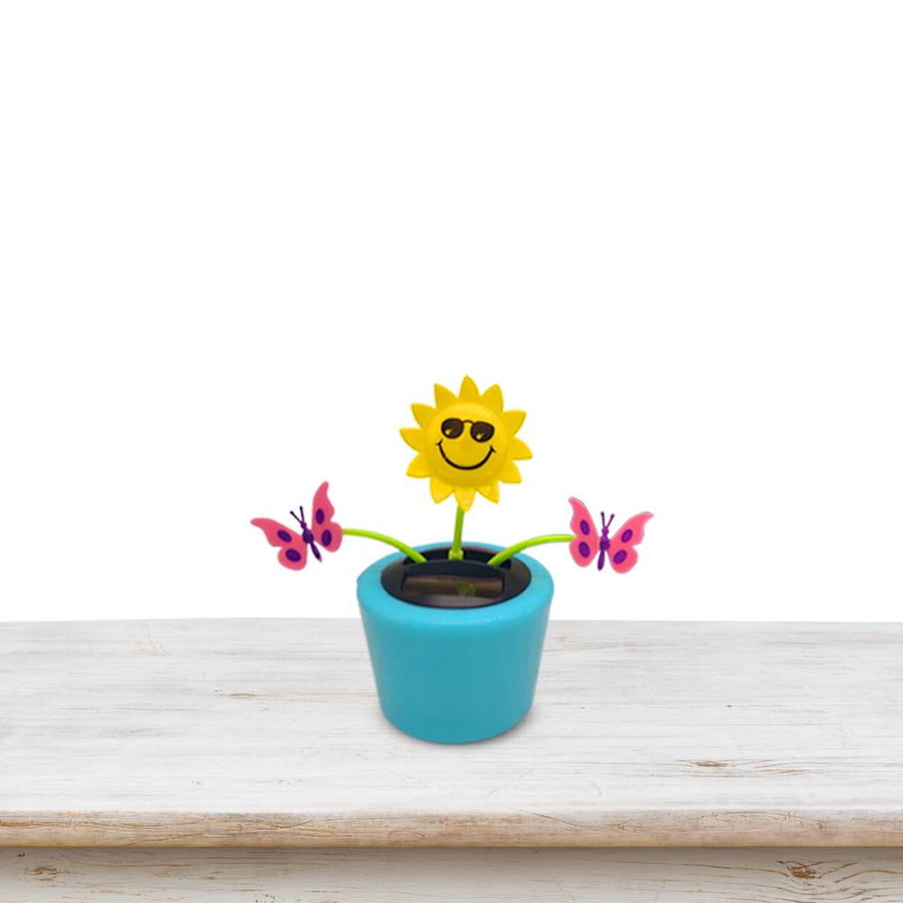 Kaigelin Solar Dancing Flowers Sunflower Solar Car Ornament Car ...