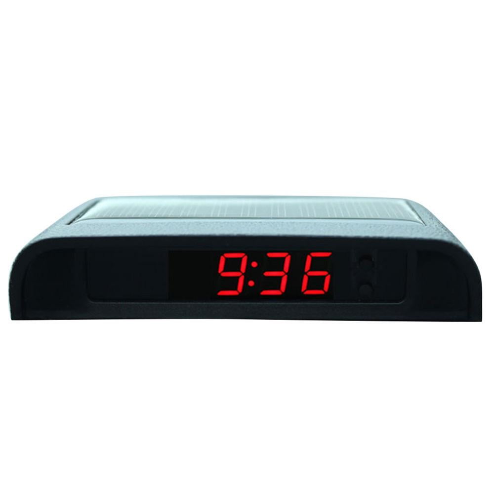 Kaigelin Solar Digital Clock for Car Illuminated Car Solar Calendar ...