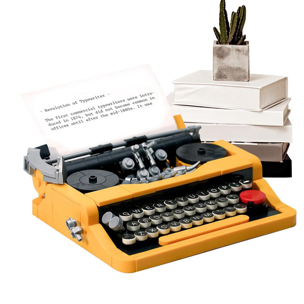 Kaigelin Typewriter Building Set Classic Typewriter Models Building Set ...