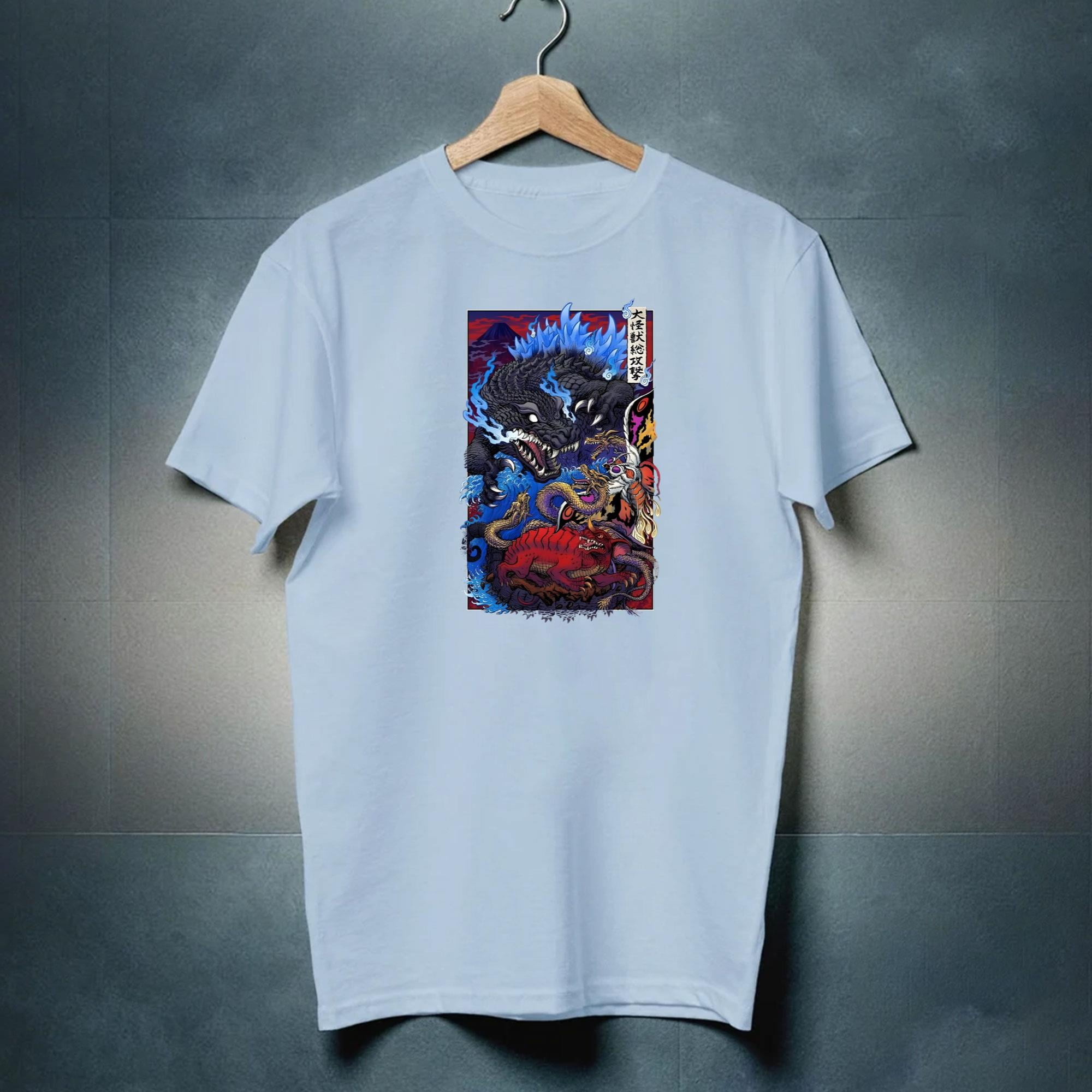 Kaiju Monsters Graphic Shirt - Walmart.com