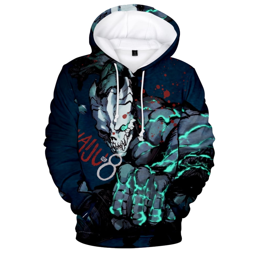 Kaiju No. 8 Hoodie Women Men Casual Sweatshirt Harajuku Pullover Tracksuit - Walmart.com