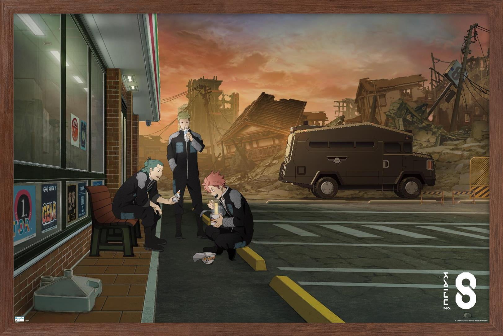 Kaiju No. 8 - Kaiju Hyakkei Visual 5 Wall Poster, 14.725" x 22.375" Framed - Walmart.com