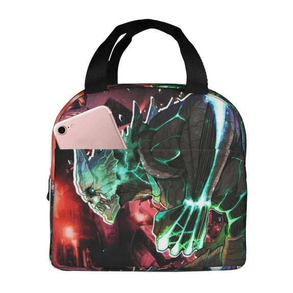 Kaiju No. 8 Lunch Bag Tote Bag Insulated Lunch Box Picnic Beach Fishing ...