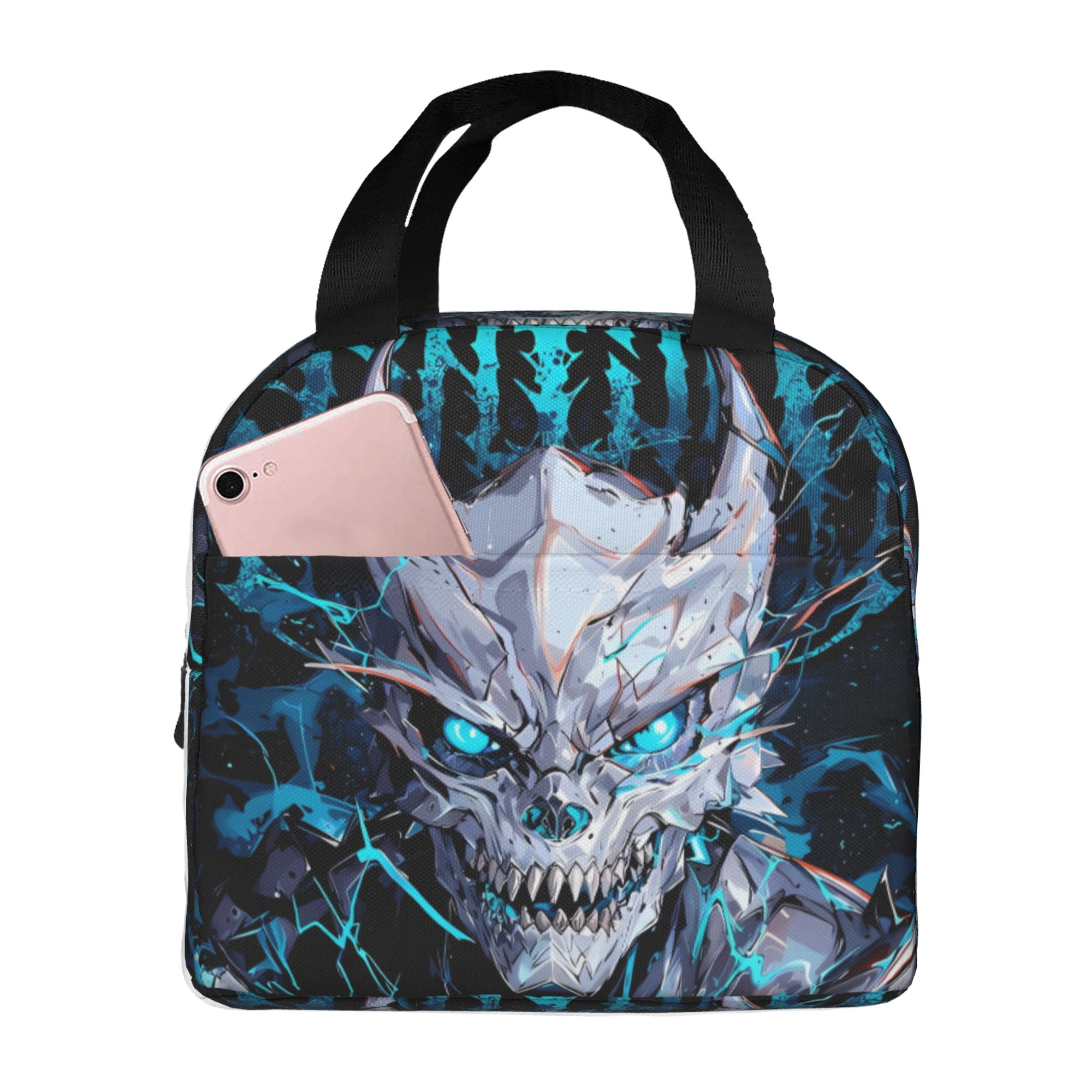 Kaiju No. 8 Lunch Bag Tote Bag Insulated Lunch Box Picnic Beach Fishing ...
