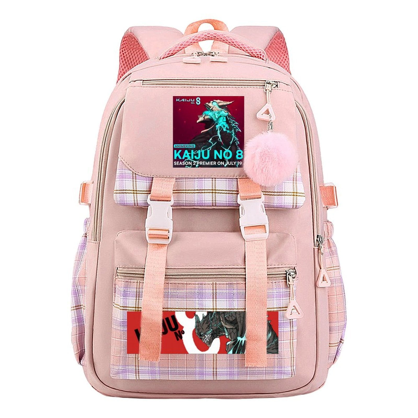 Kaiju No. 8 Schoolbag Unisex Large Capacity Adjustable Shoulder Strap ...