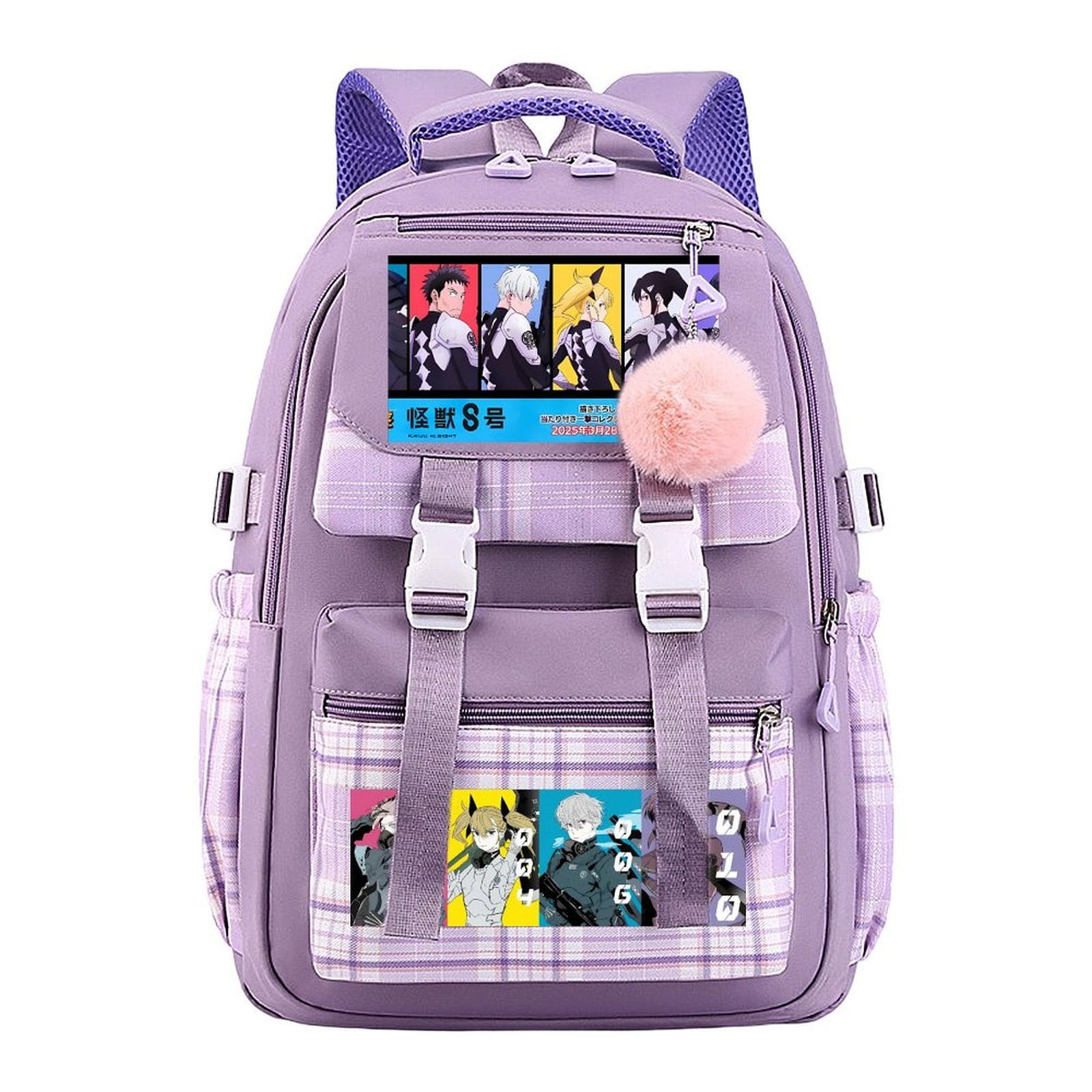 Kaiju No. 8 Schoolbag Unisex Large Capacity Adjustable Shoulder Strap ...