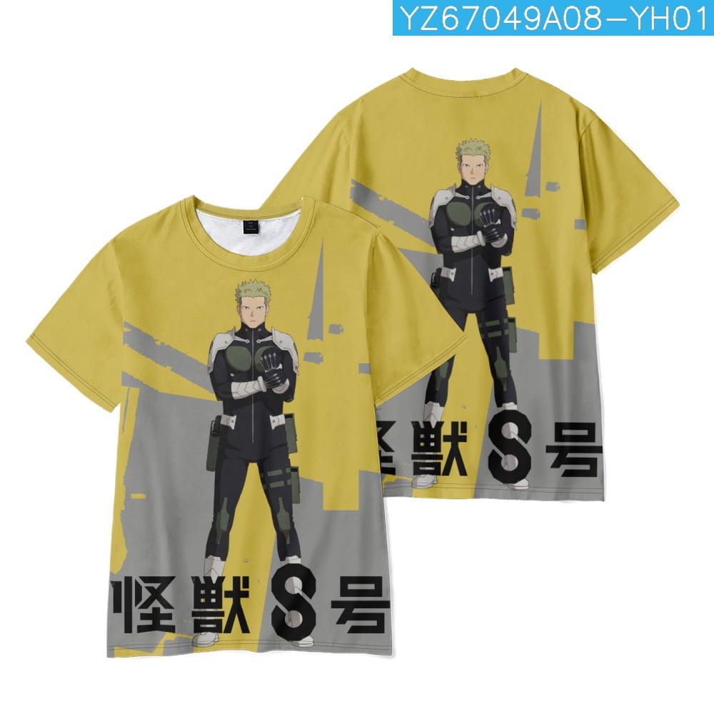 Kaiju No.Eight T-Shirt Unisex Short Sleeve Crew Neck Tee Cosplay 2024 ...