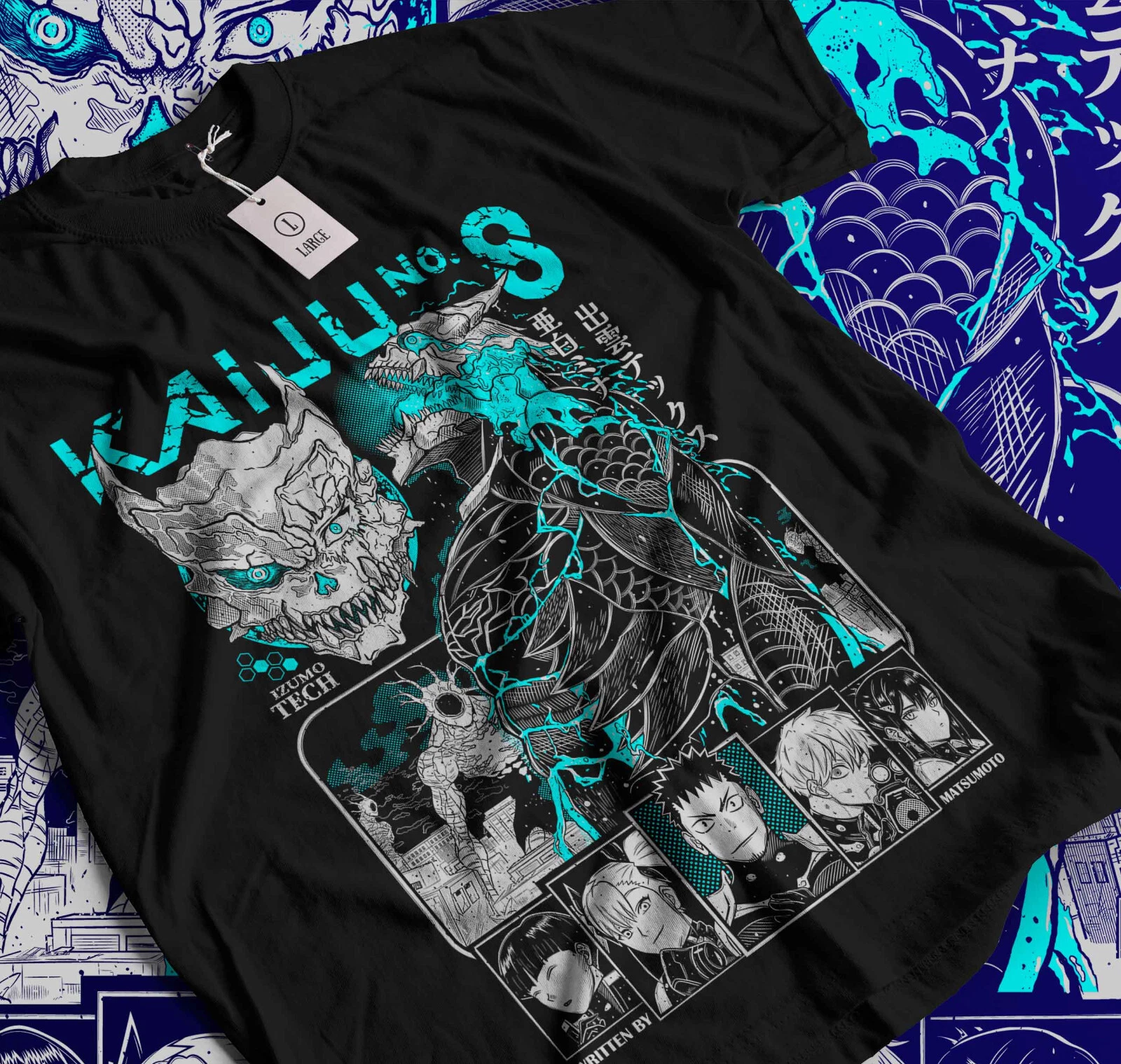 Kaiju no 8 T-shirt Mina Shiro kaij Gift Manga Best Anime Graphic Tee ...