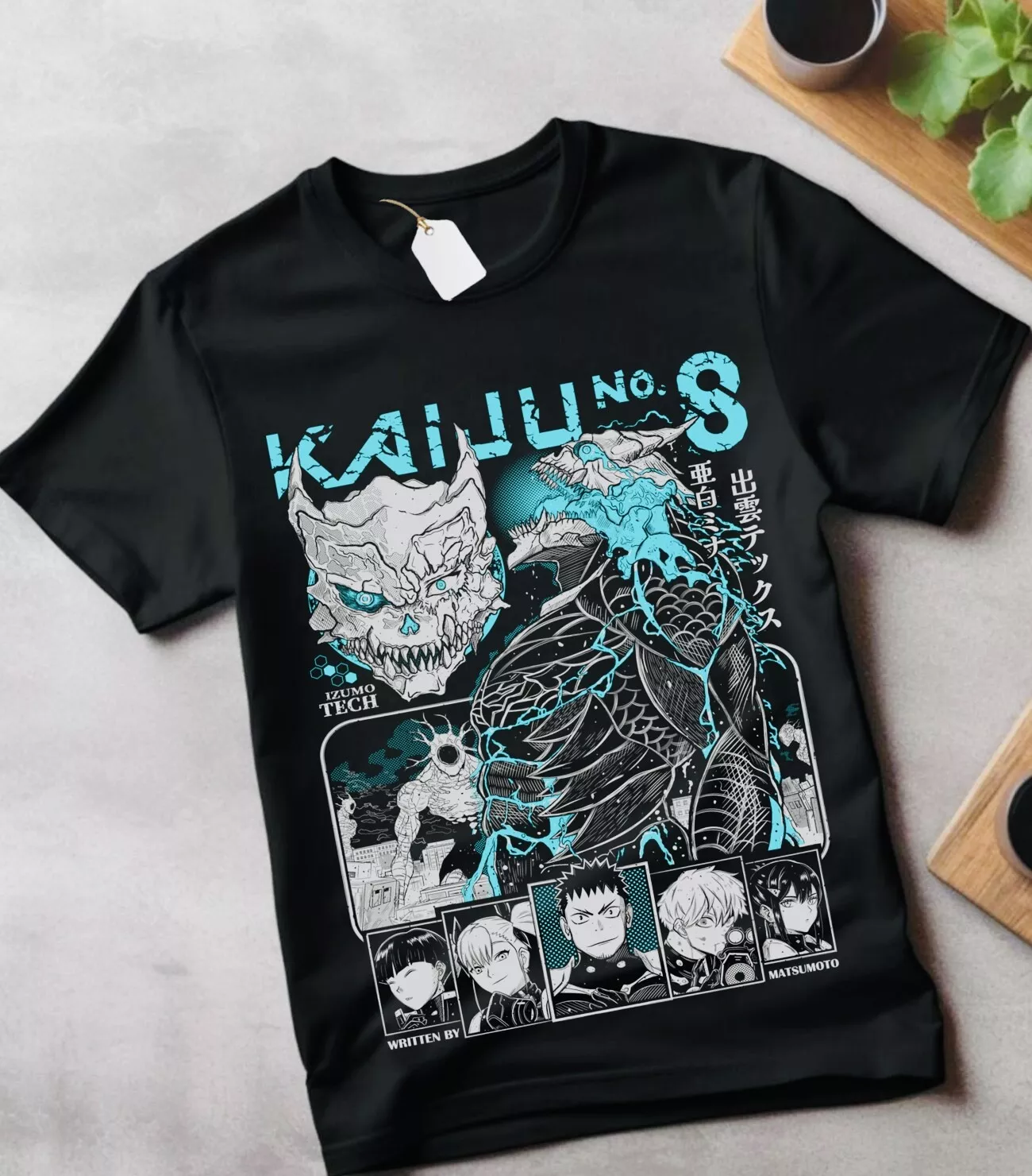 Kaiju no 8 T-shirt Mina Shiro kaij Gift Manga Best Anime Graphic Tee ...