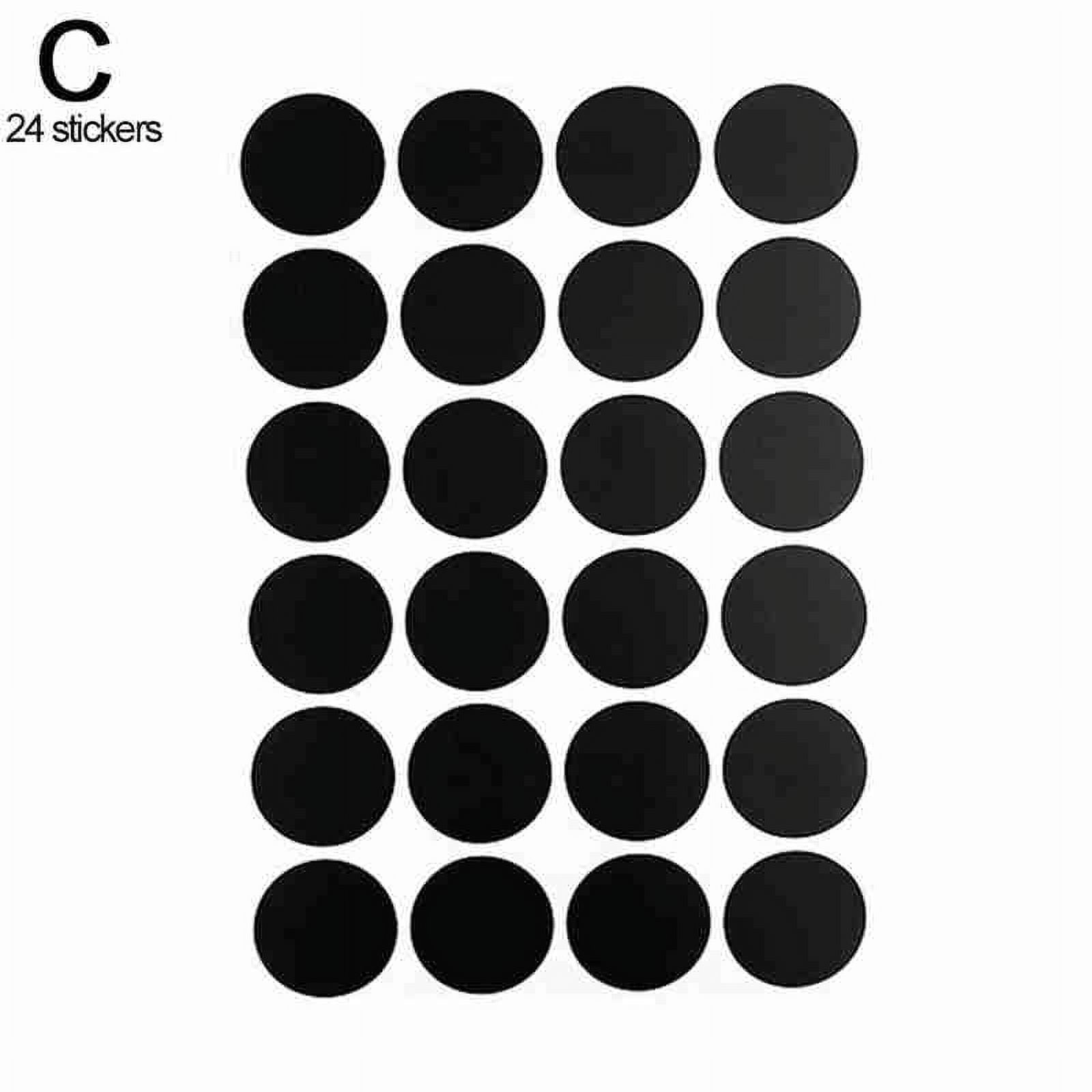 Kaikso-In Chalkboard Labels, Round Removable Reusable Erasable ...