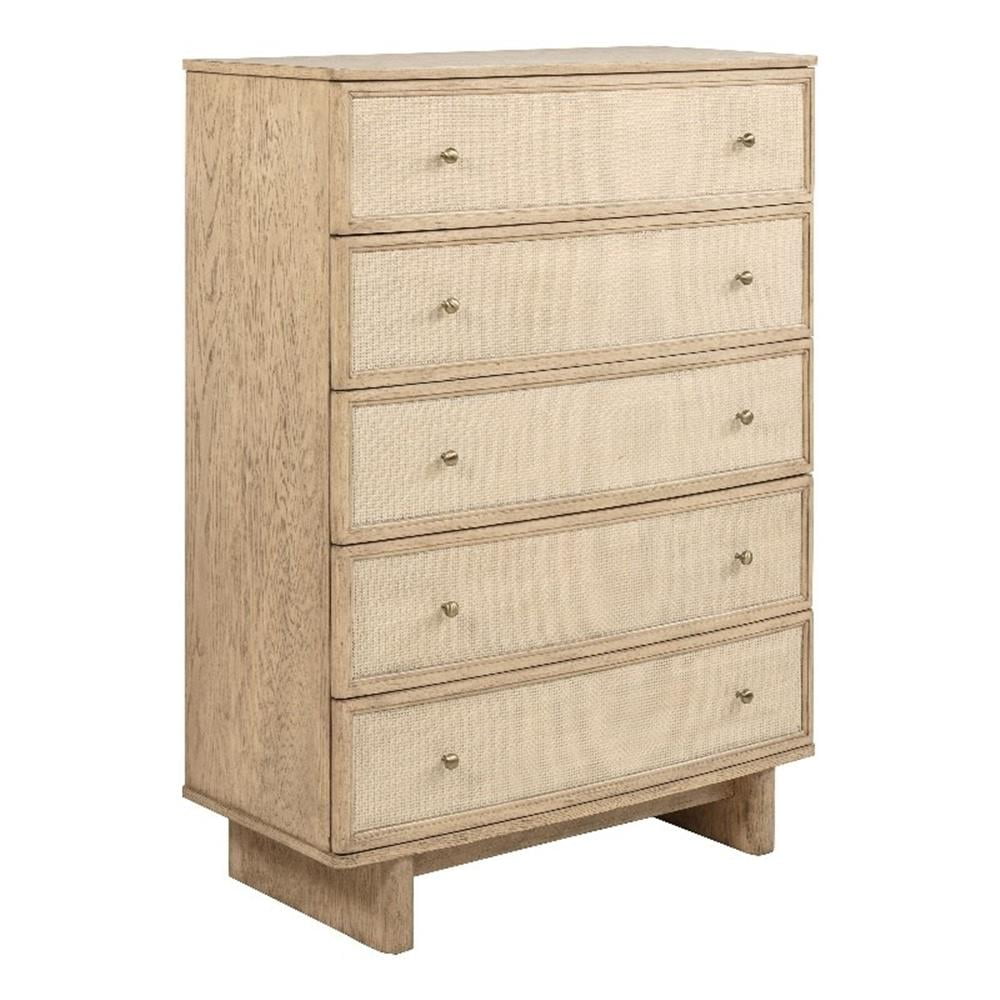Kailani 5-drawer Bedroom Chest of Drawers Beige Oak - Walmart.com
