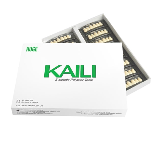 Kaili Synthetic Polymer Teeth Size T10 Shade A4 - 16 Upper Anterior ...