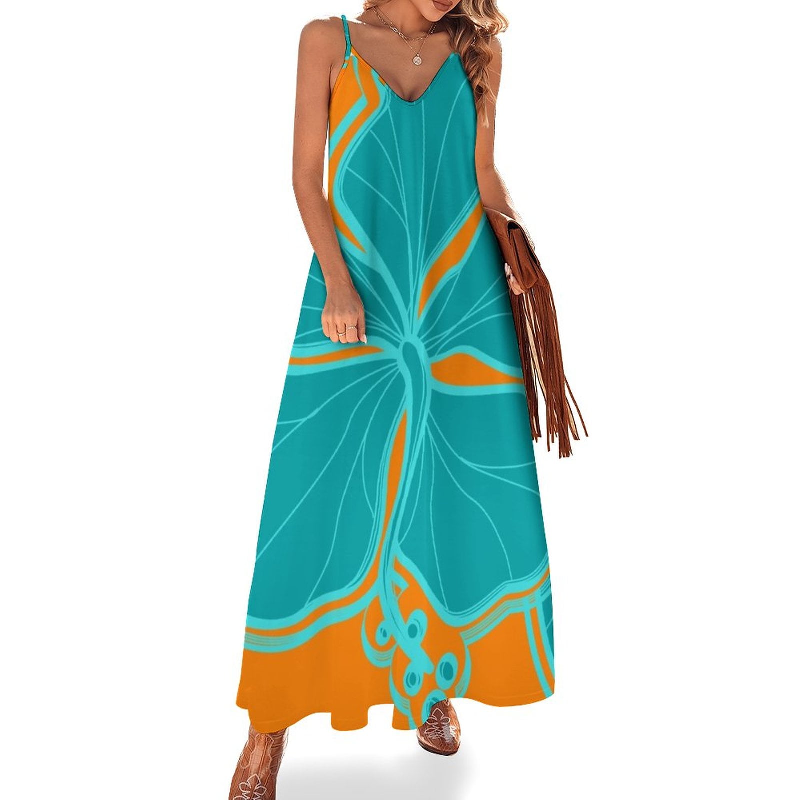 Kailua Hibiscus Hawaiian Engineered Floral Sleeveless Dress birthday ...