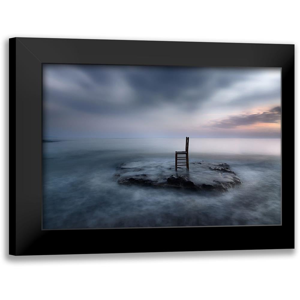 Kaimaki, Maria 18x13 Black Modern Framed Museum Art Print Titled - Of Tide-Dusk And Expectations ...