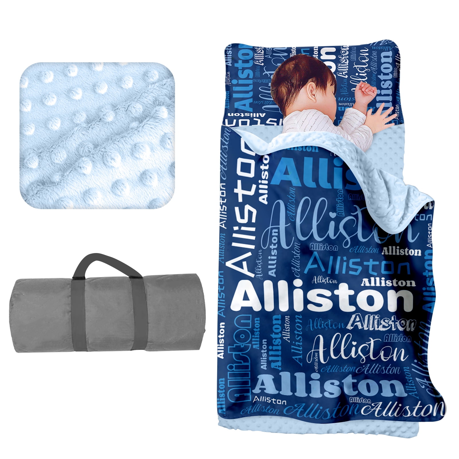 Kainsy Custom Toddler Nap Mat for Daycare - Evulum Kids Boys Sleeping ...