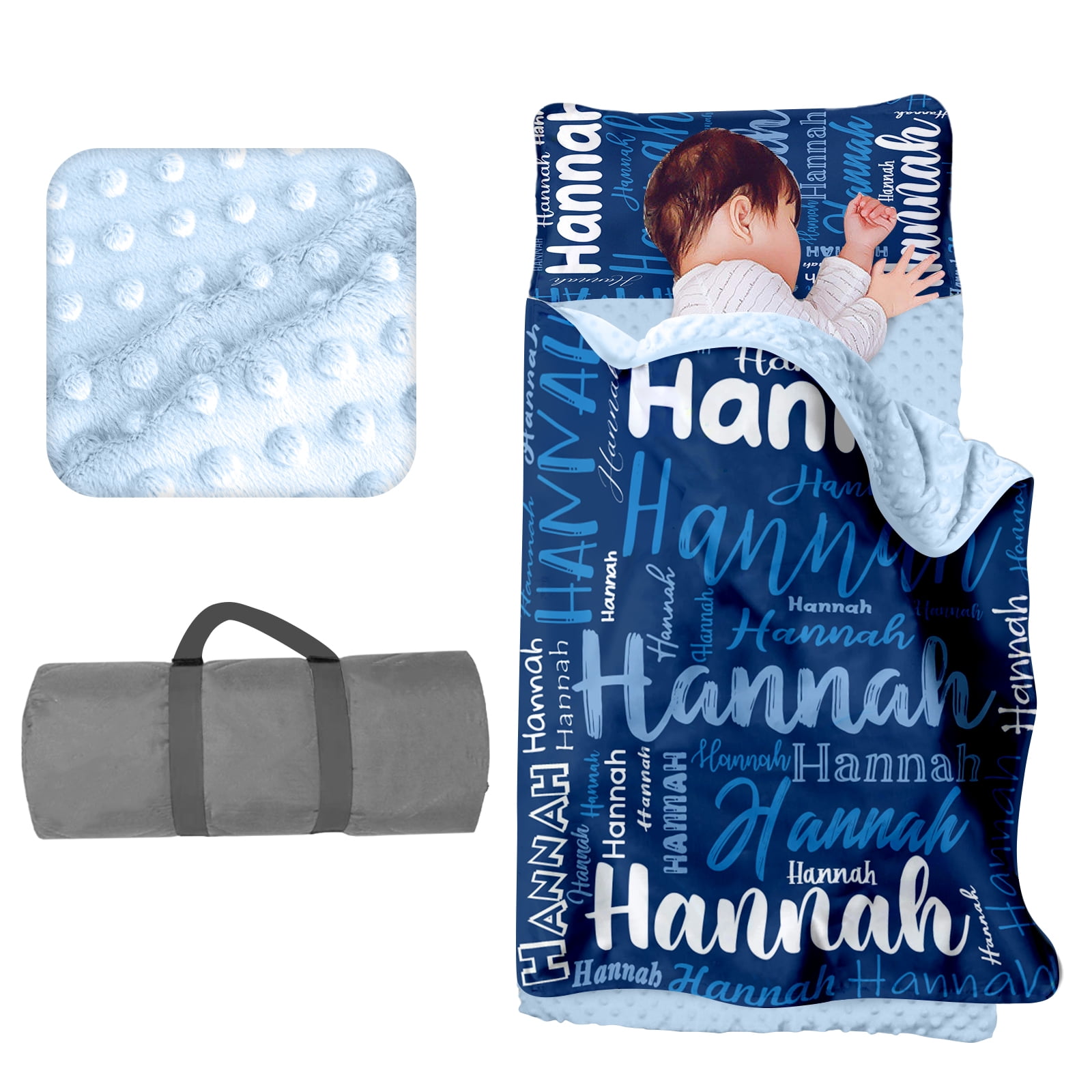 Kainsy Custom Toddler Nap Mat for Daycare - Evulum Kids Boys Sleeping ...