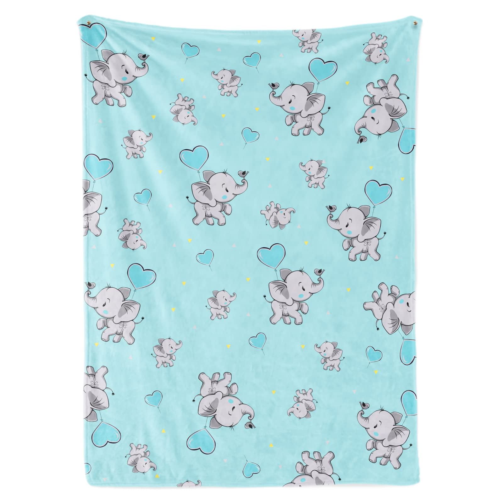 Kainsy Elephant Throw Blanket for Teens Boys, All Season Throw Blanket ...