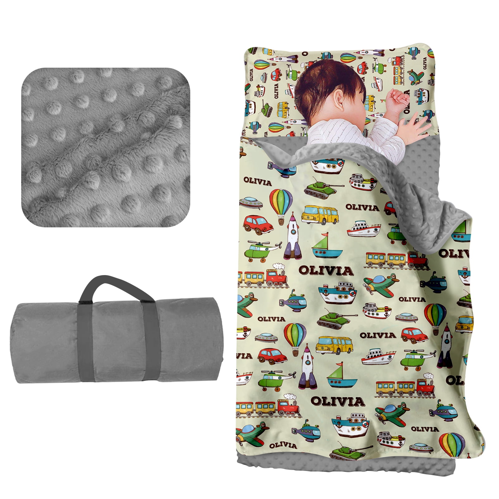 Kainsy Evulum Custom Toddler Boys Sleeping Bag, Nap Mat for Daycare ...