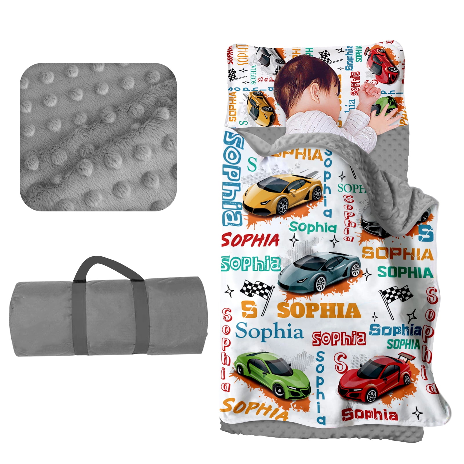 Kainsy Evulum Custom Toddler Boys Sleeping Bag, Nap Mat for Daycare ...