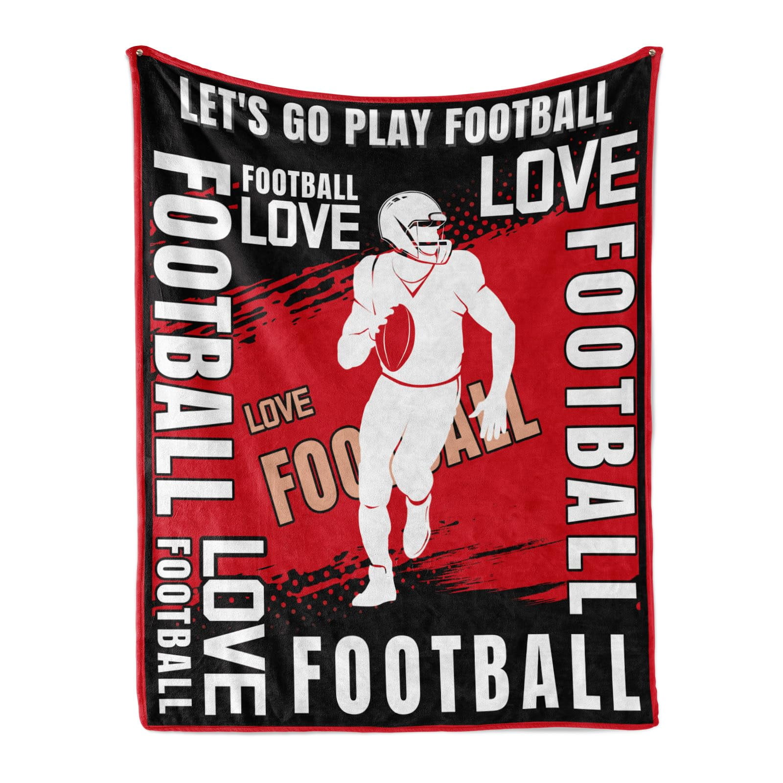 Kainsy Football Blankets for Boys, Football Team Player Blankets Gift ...