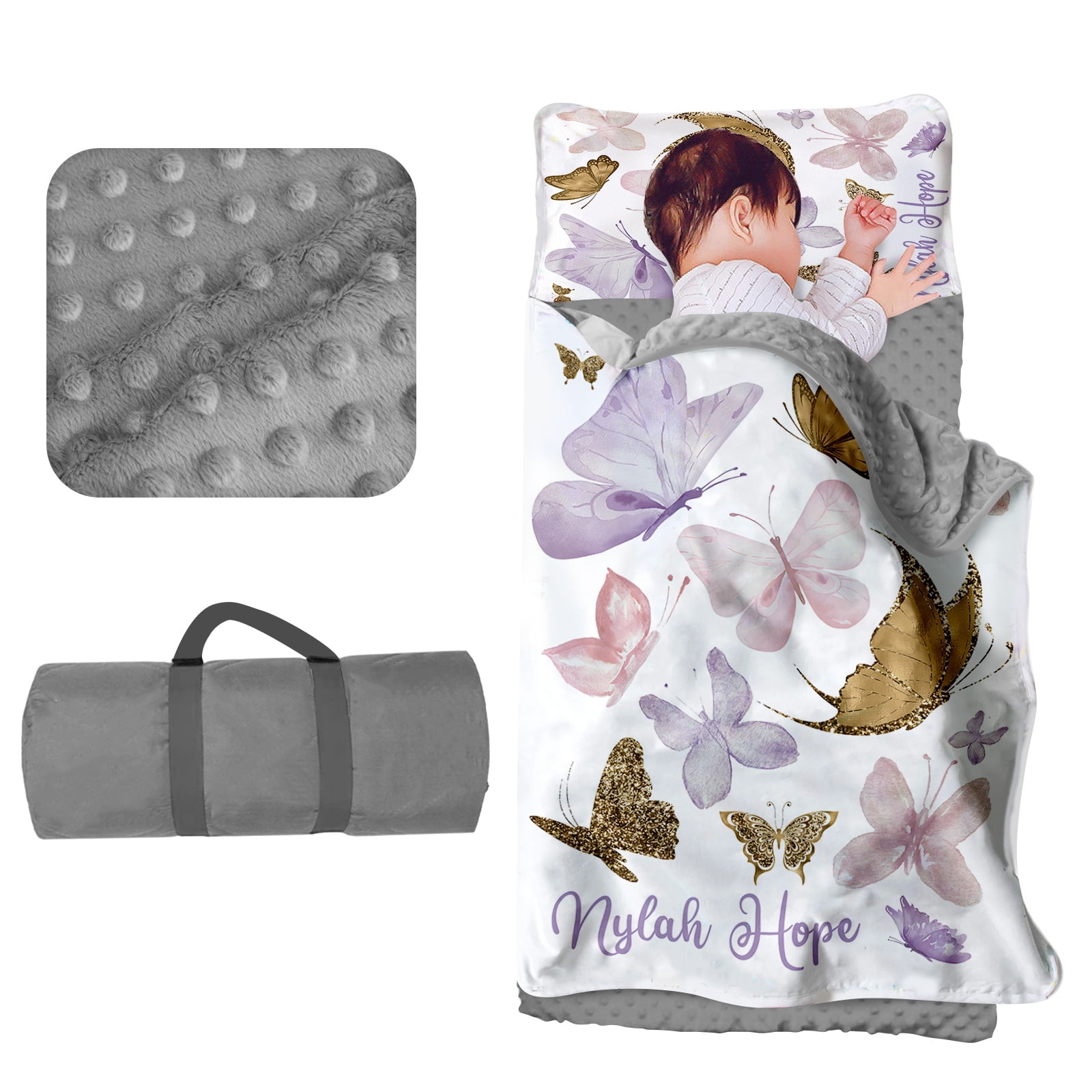 Kainsy Personalized Toddler Nap Mat for Daycare - Custom Name Kids Nap ...