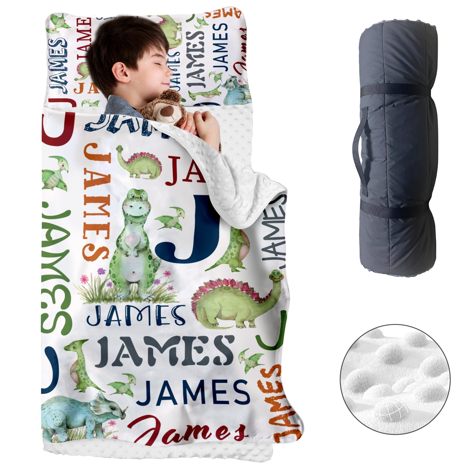 Kainsy Personalized Toddler Nap Mat for Daycare - Fold Kids Sleeping ...