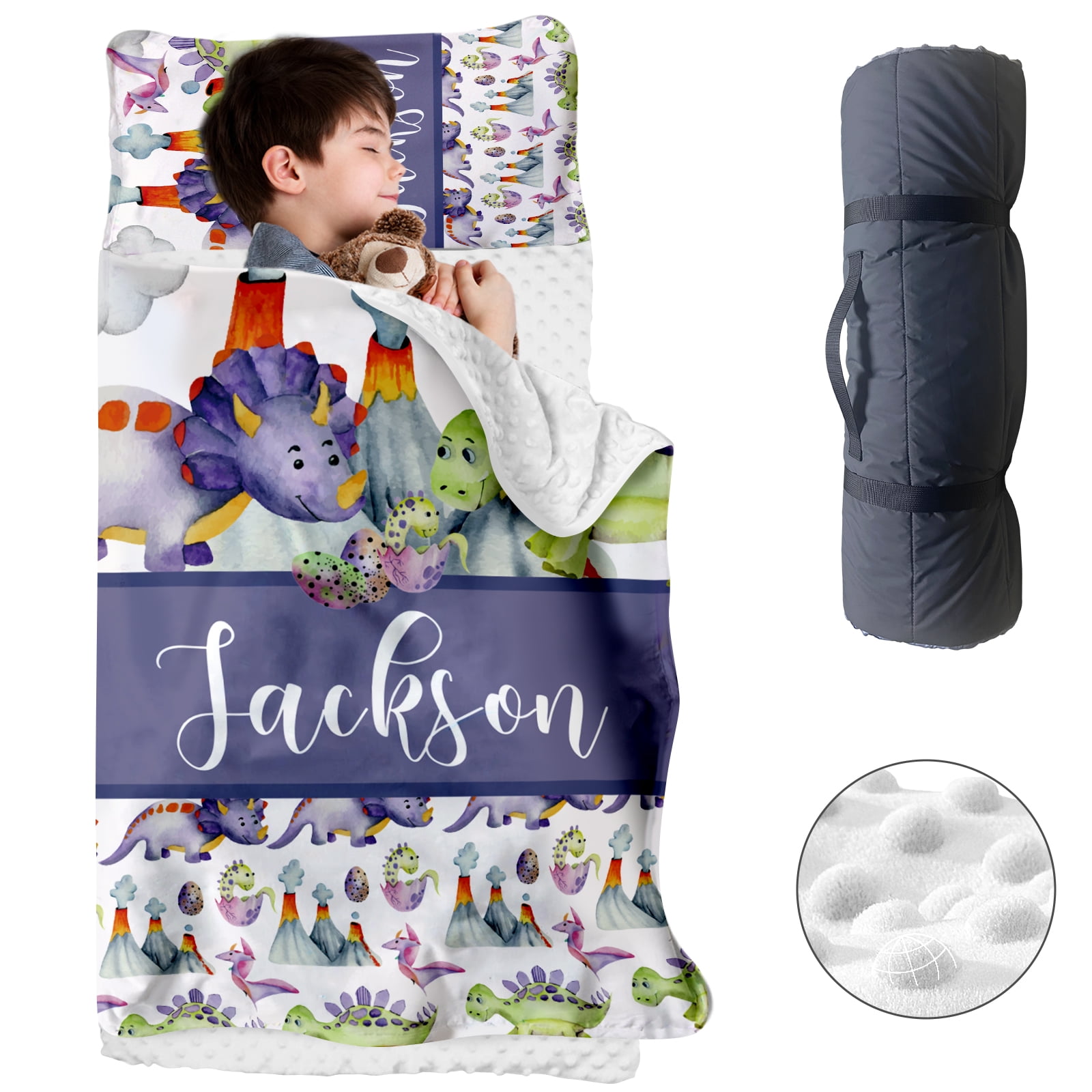 Kainsy Personalized Toddler Nap Mat for Kindergarten - Fold Kids ...