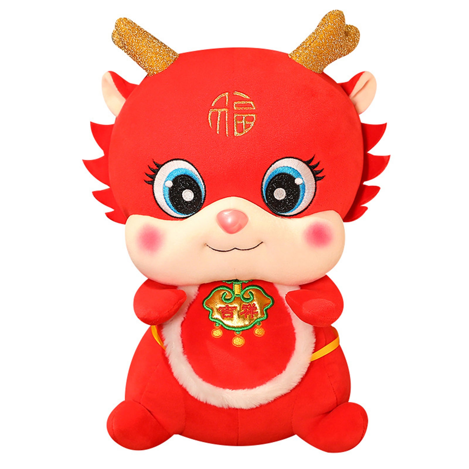 Kainuan 3d Dragon Horns Plushie Dragon Plush Year of 2024 Mascot Cute ...