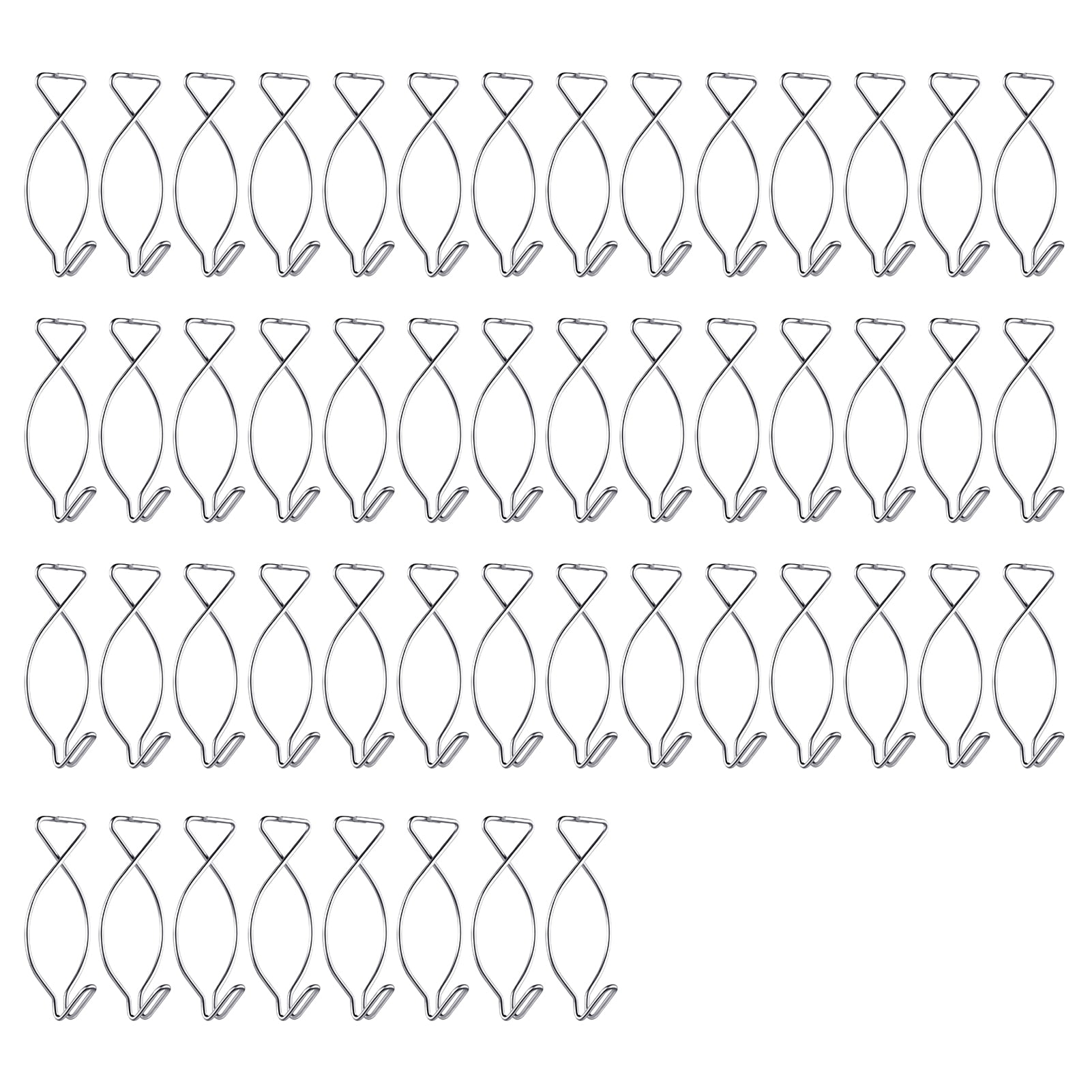 Kainuan 50 Pcs Ceiling Hook Clips Drop Ceiling Hooks Easy Install Grid ...