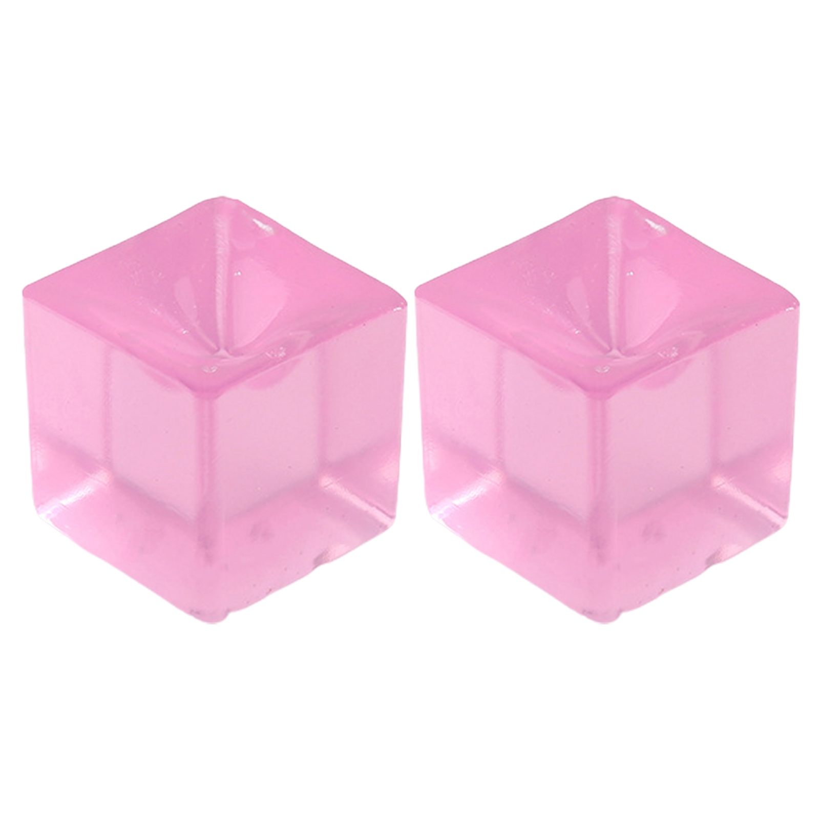 Kainuan Ice Cube Squeeze Toys Soft TPR Quick Recovery Transparent ...