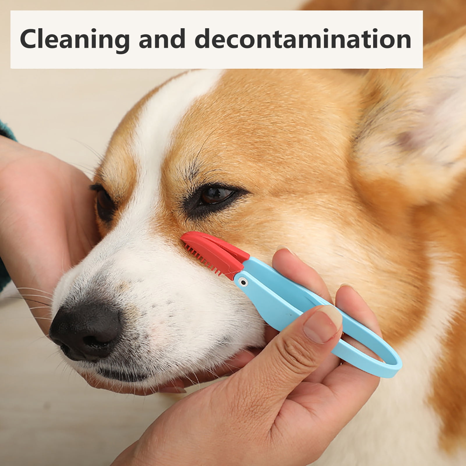 Kainuan Tear Stain Brush Pet Tear Stain Brush 2-pack Pet Eye Cleaning ...