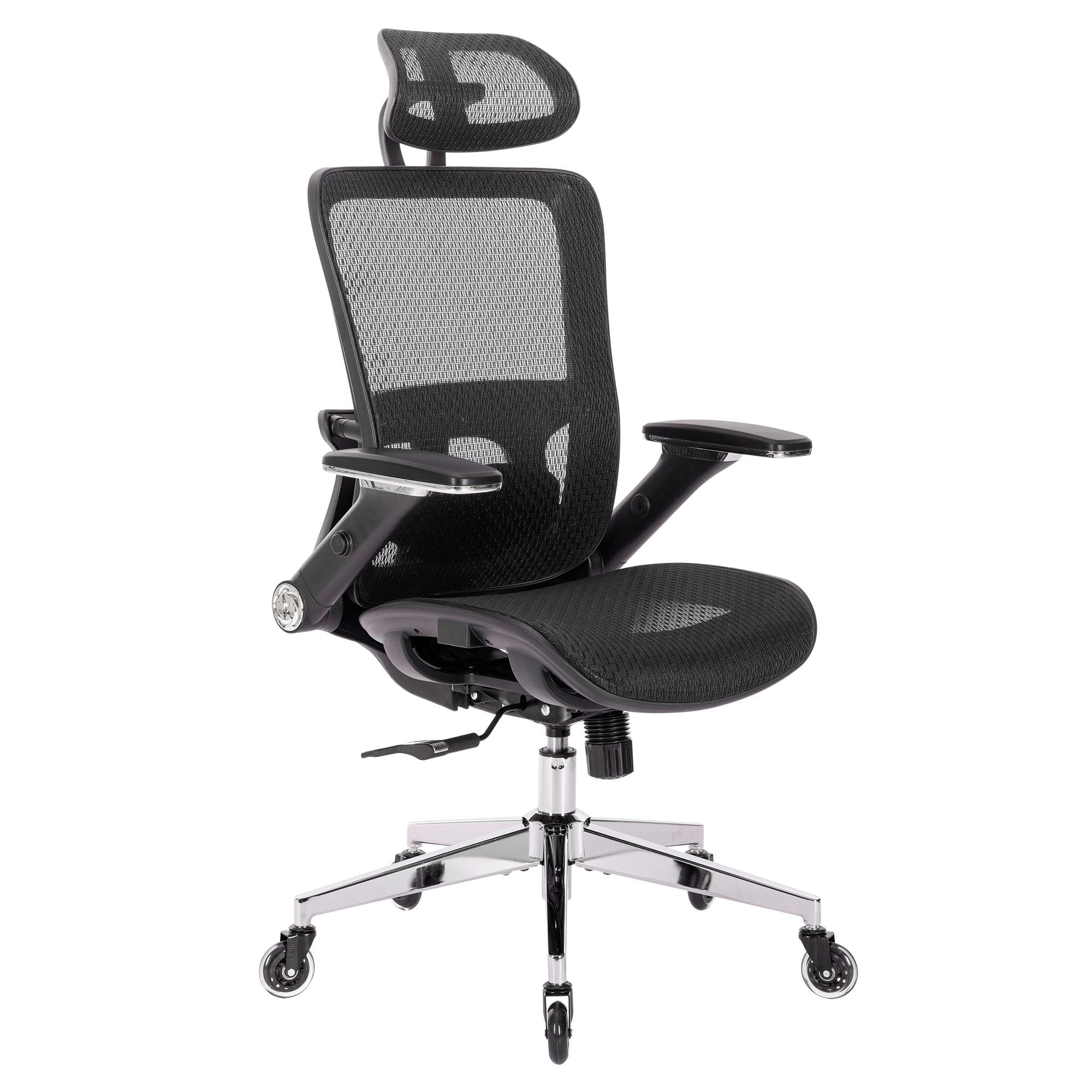 Kaireey BLACK Ergonomic Mesh Office Chair, High Back - Adjustable ...