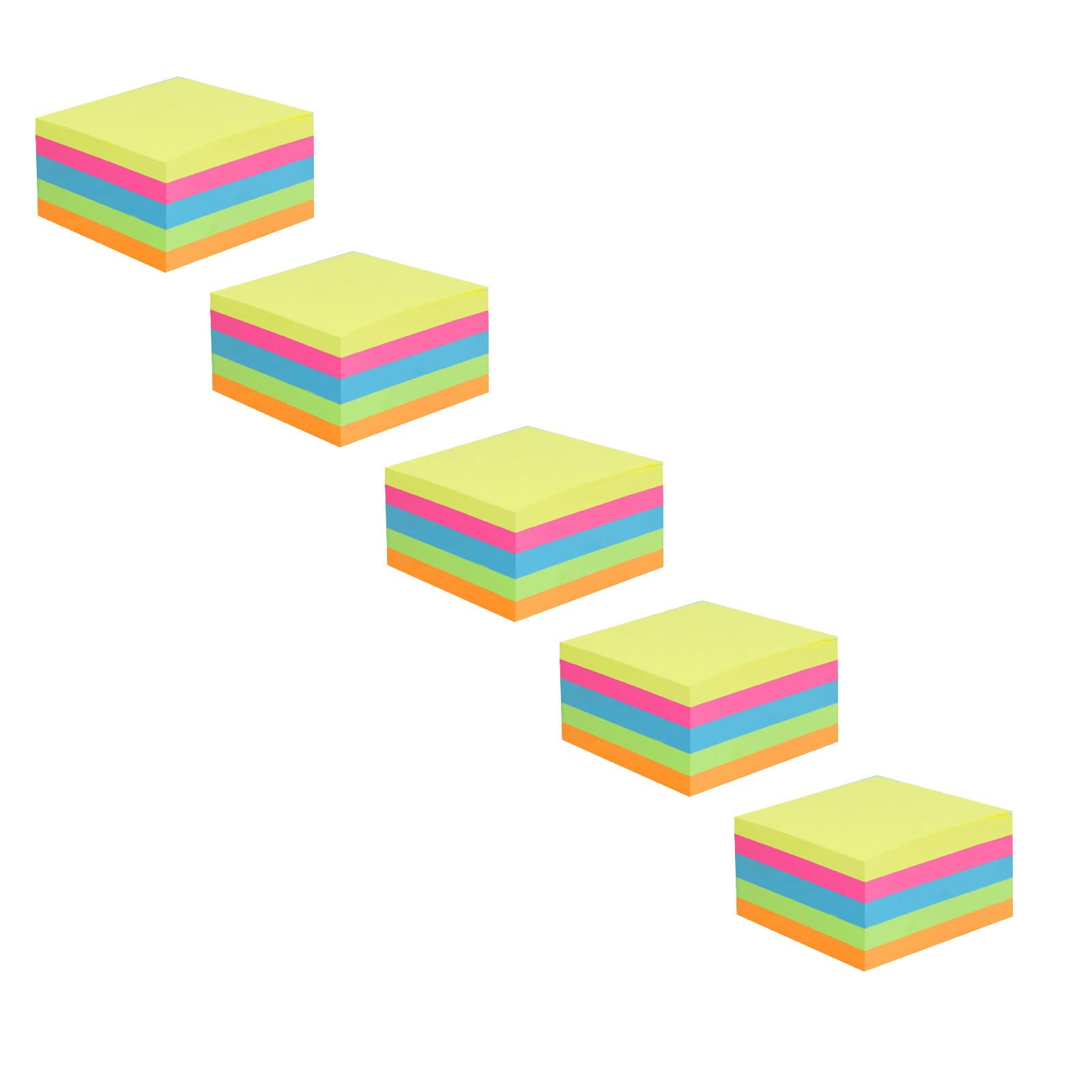 Kaireo 5PC Sticky Notes 3X3 in Post Stickies Colorful Sticking Power ...