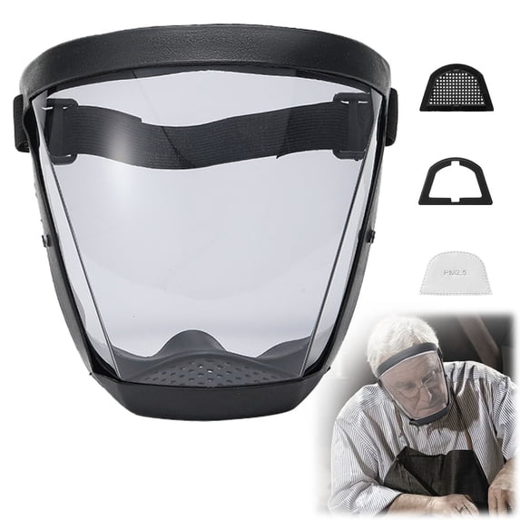 Kaireo Adult Anti‑Fog Plastic Protective Shield , Clear Lightweight ...