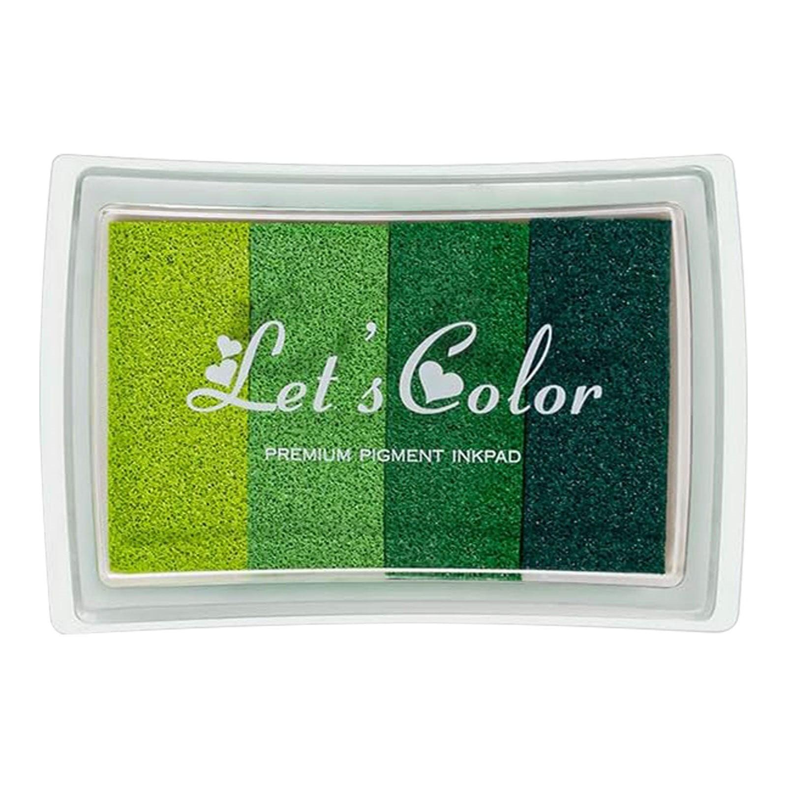 Kaireo Gradient Ink Green, Craft Ink Washable Diy Stamp Ink for Kids 24 ...