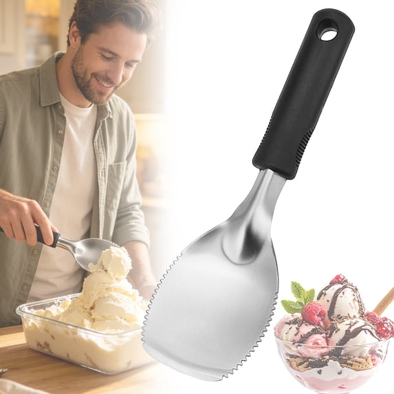 Kaireo Heavy‑Duty Stainless Steel Ice Scoop with Handle , Practical ...