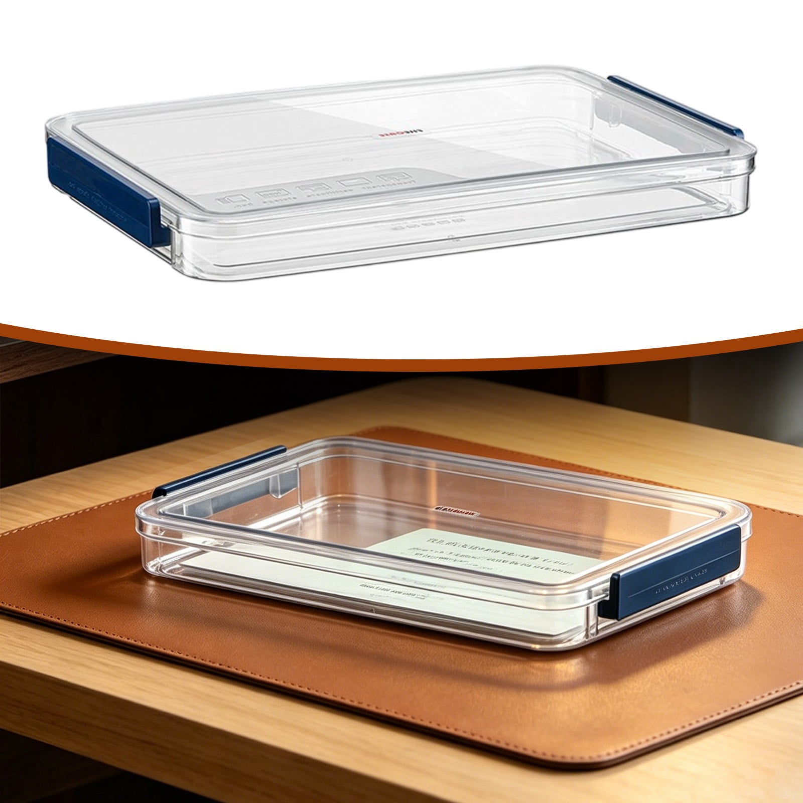 Kaireo Medium Latching Storage 1 Pack Plastic Storage Container with ...