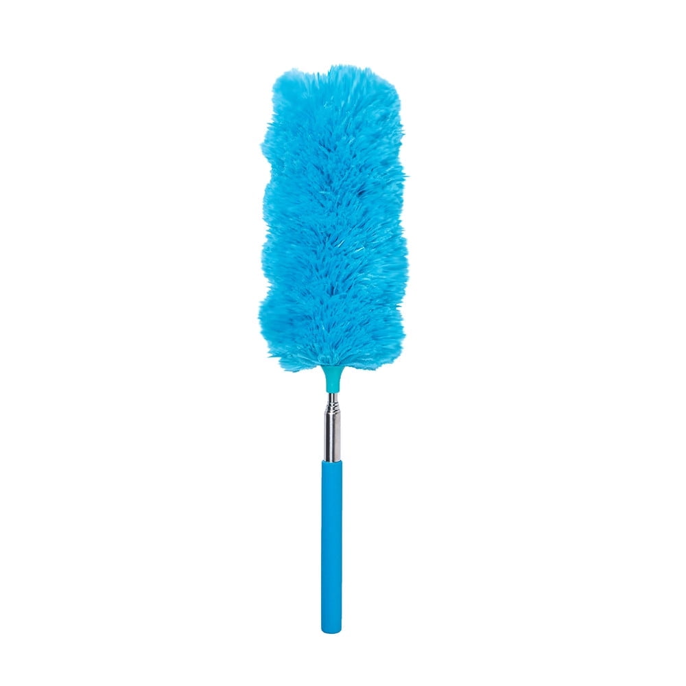 Kaireo Microfiber Duster, Blue retractable feather duster Reusable ...