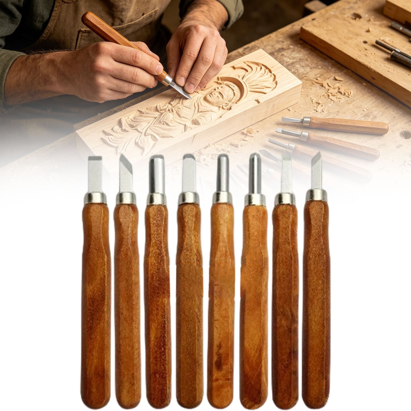 Kaireo Multi‑Pack Wood Carving Working Tools 3/6/8/10/12 PCS ...