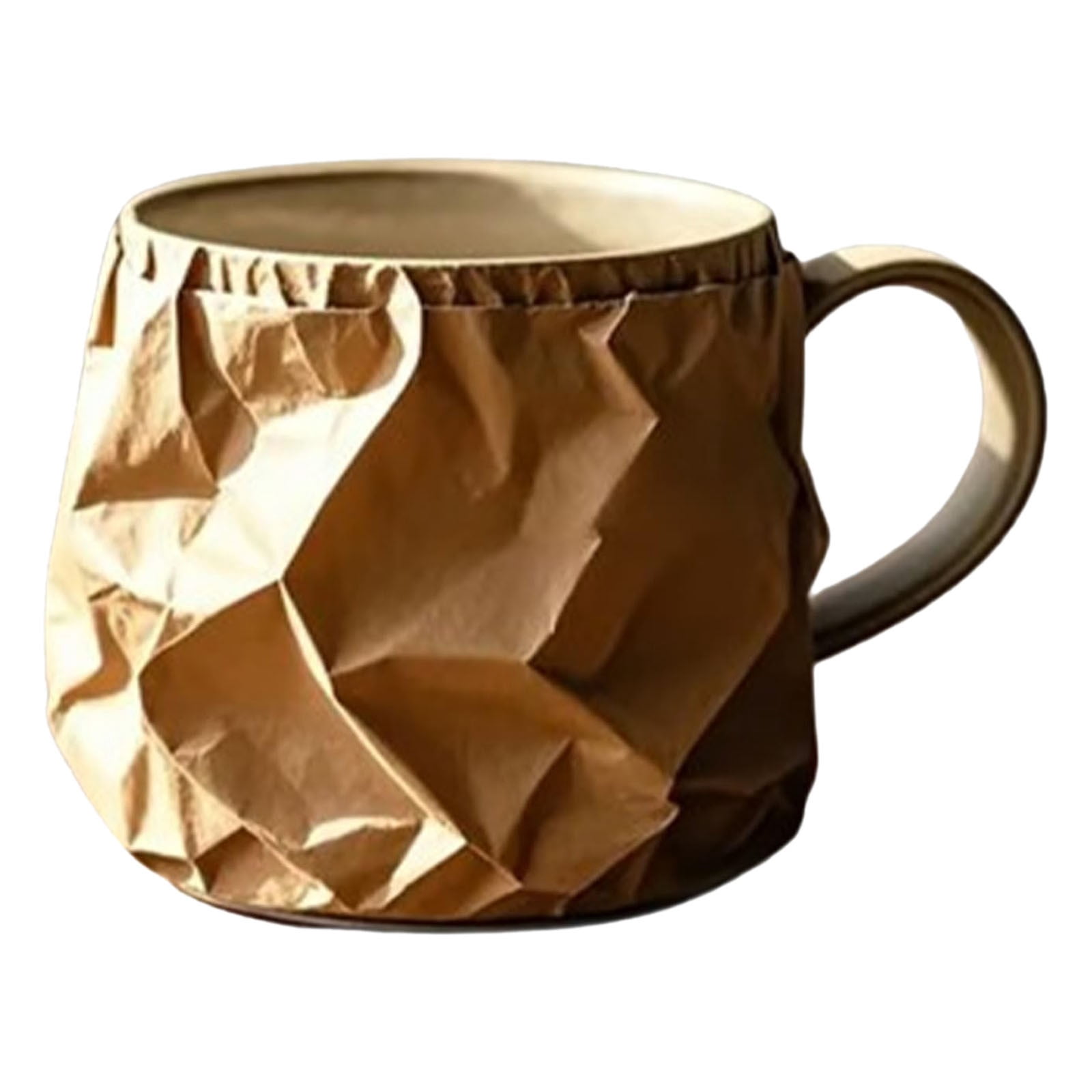 Kaireo Paper Bag Shaped Mug Cute Crumpled Paper Cup Design Grade ...