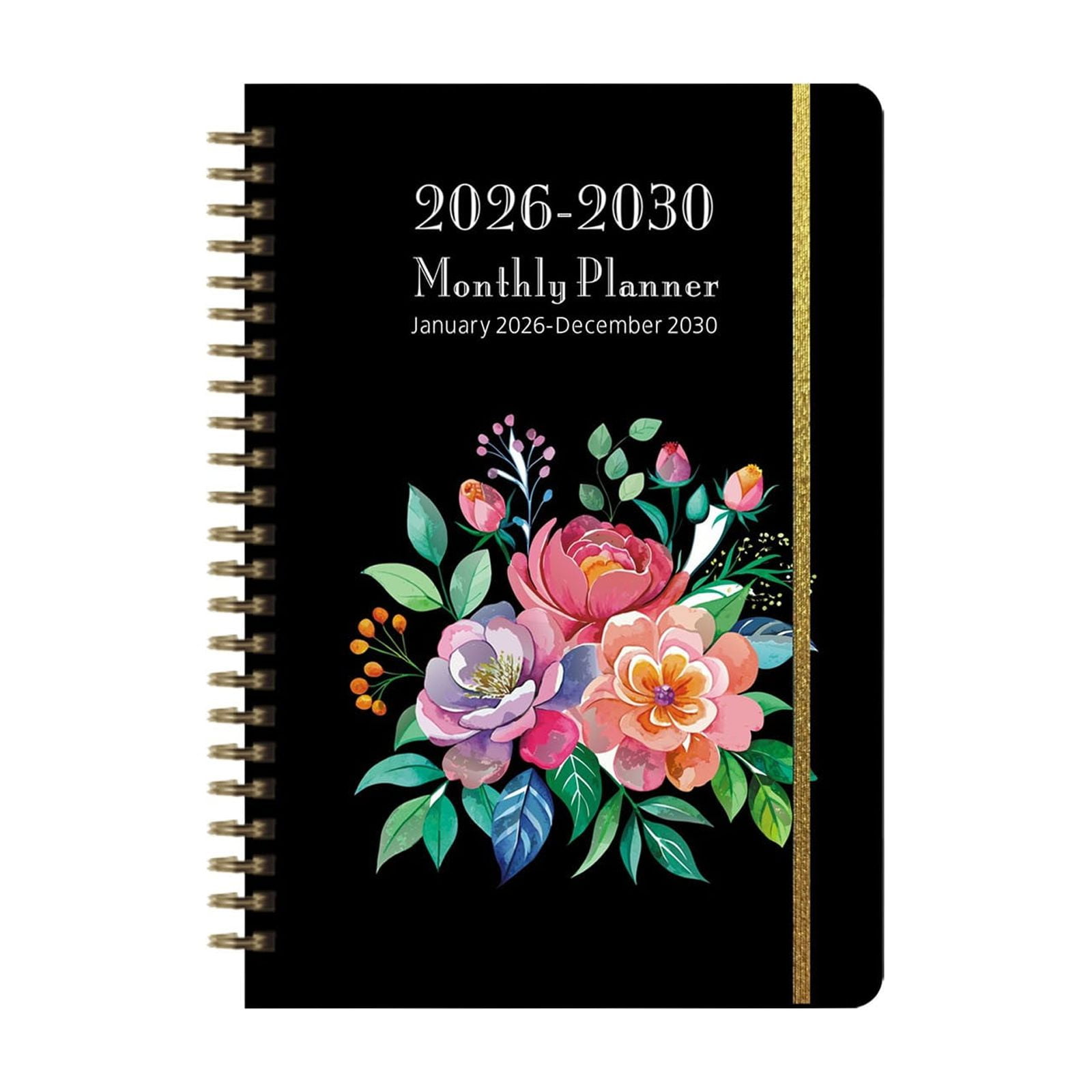 Kaireo Planned Notebook 2026-2030 L,20262030 5 Year Monthly Planner ...