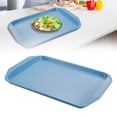 Kaireo Plastic Trays 1 Pack, Colorful Rectangular Serving Tray Heavy ...