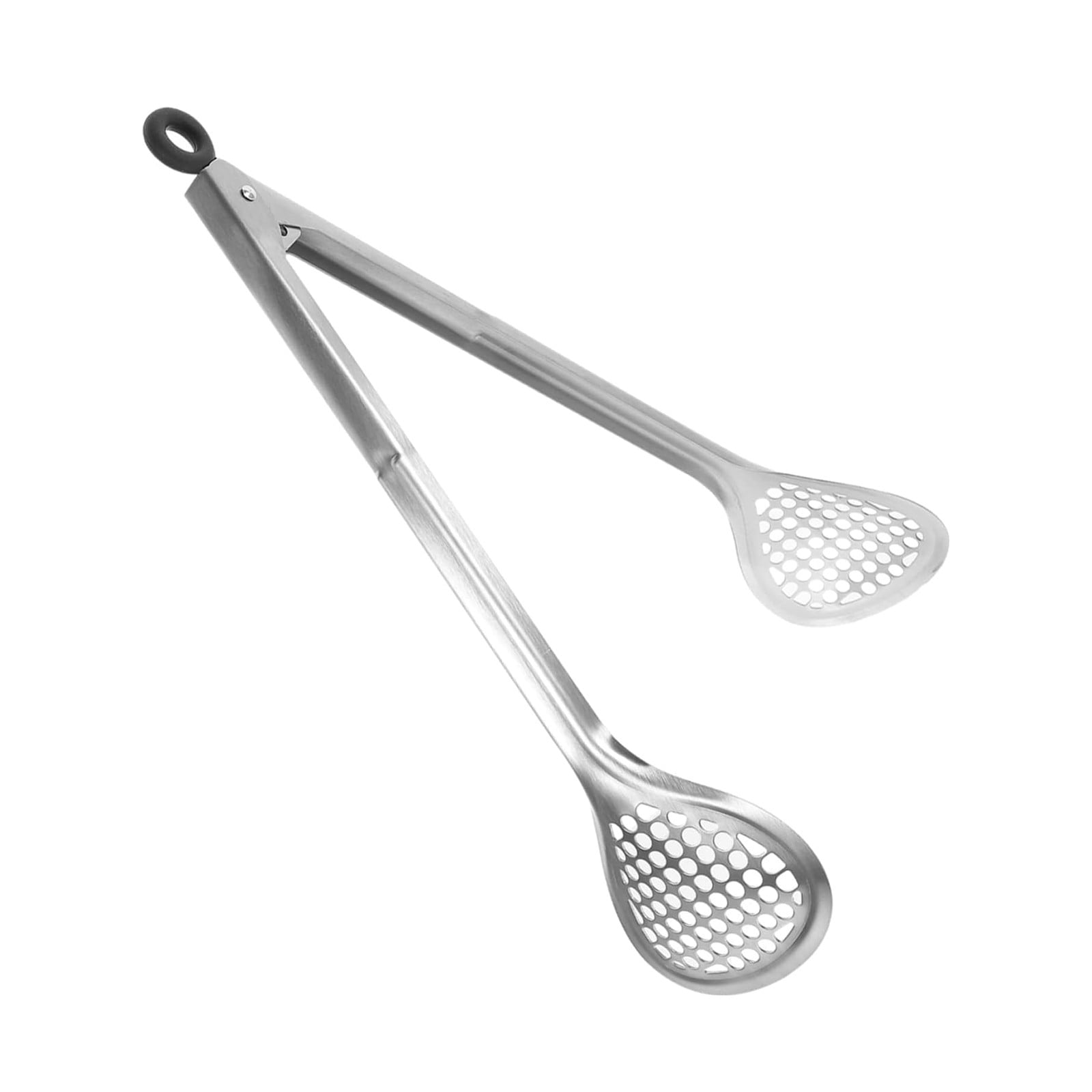 Kaireo Stainless Wide Grill Serving Tongs/Fry Tongs 12 Inch Kitchen ...