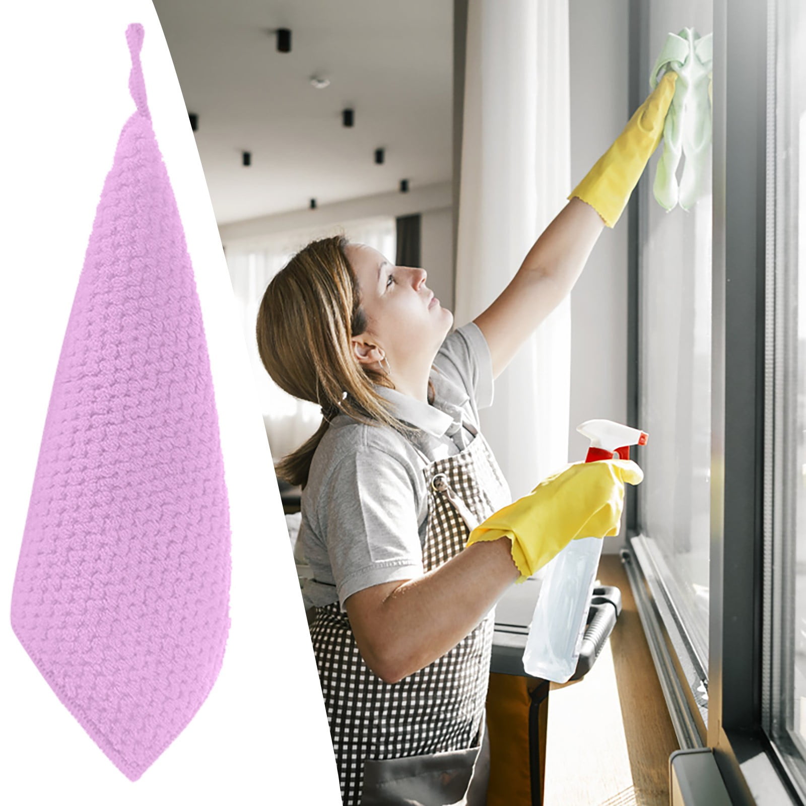 Kaireo Versatile Quick Dry Absorbent Hanging Towels, Multi-Purpose Soft ...