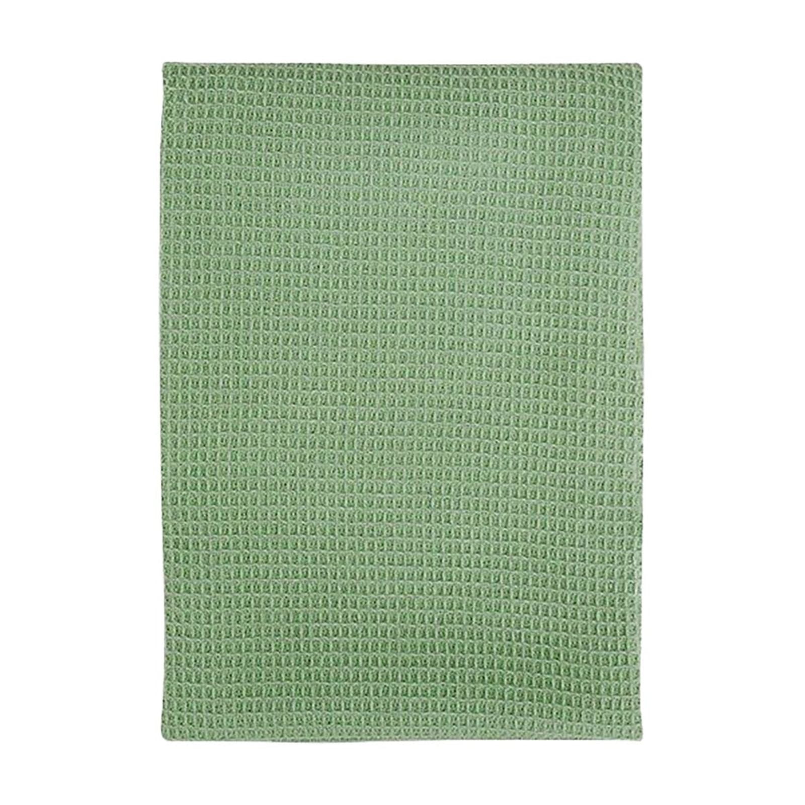 Kaireo Waffle Dishcloth Gn2,Green Kitchen Dish Towels Cotton Cloth Soft ...