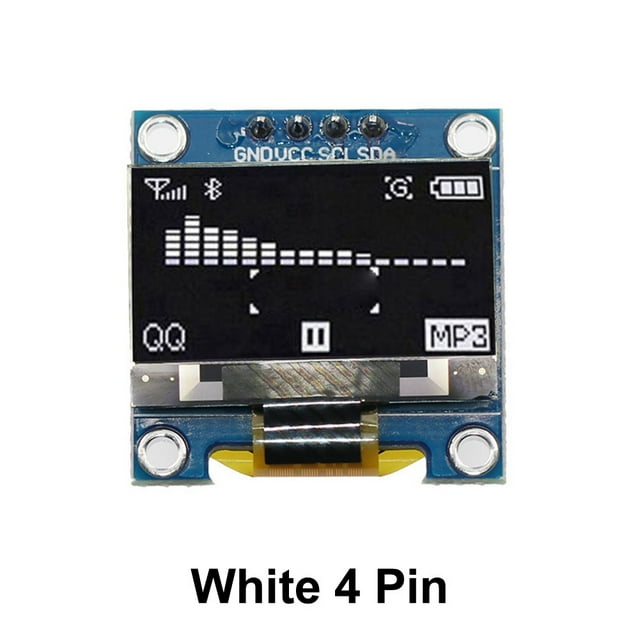 Kairuite 0.96in Serial 7/4Pin OLED Display Module SSD1306 Screen Board ...