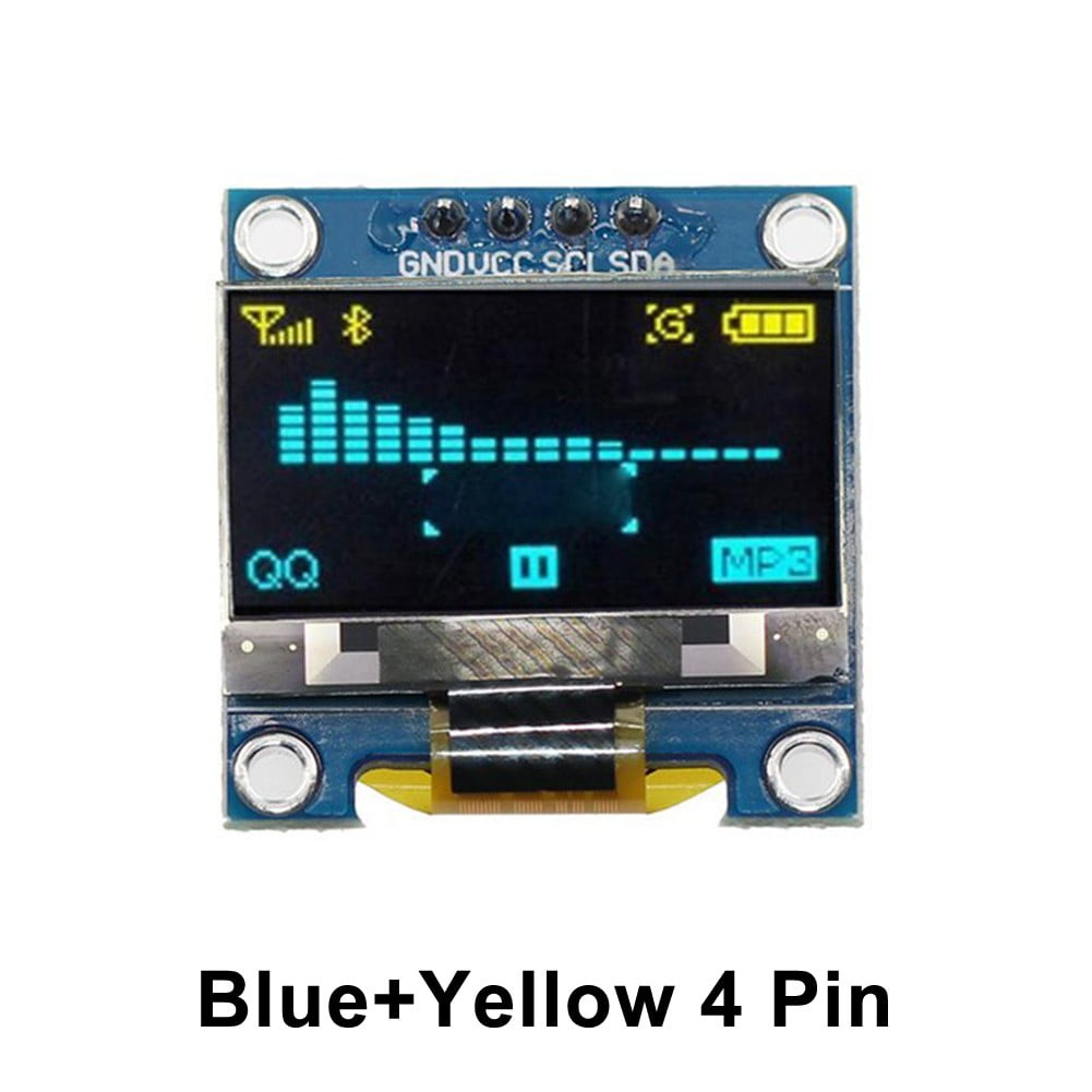 Kairuite 0.96in Serial 7/4Pin OLED Display Module SSD1306 Screen Board ...