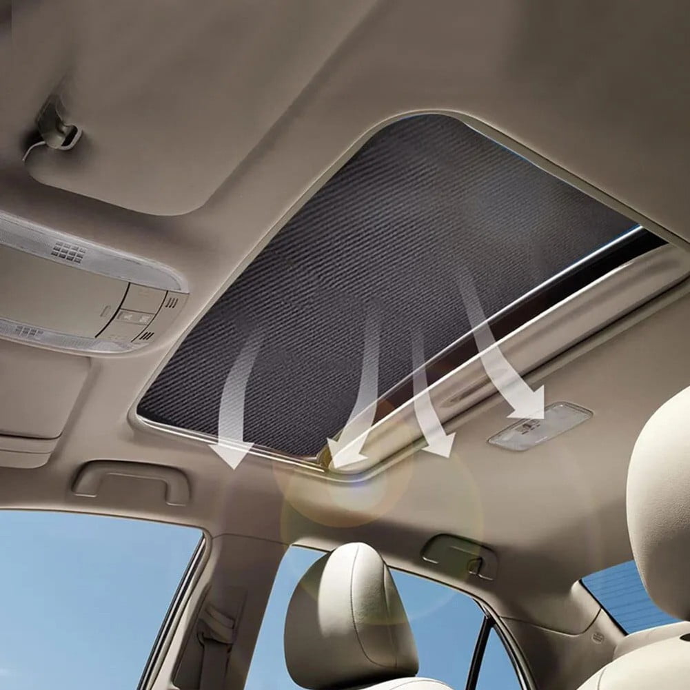 Kairuite 100*65cm Magnetic Moonroof Mesh Car Roof Sunroof Sun Shade ...