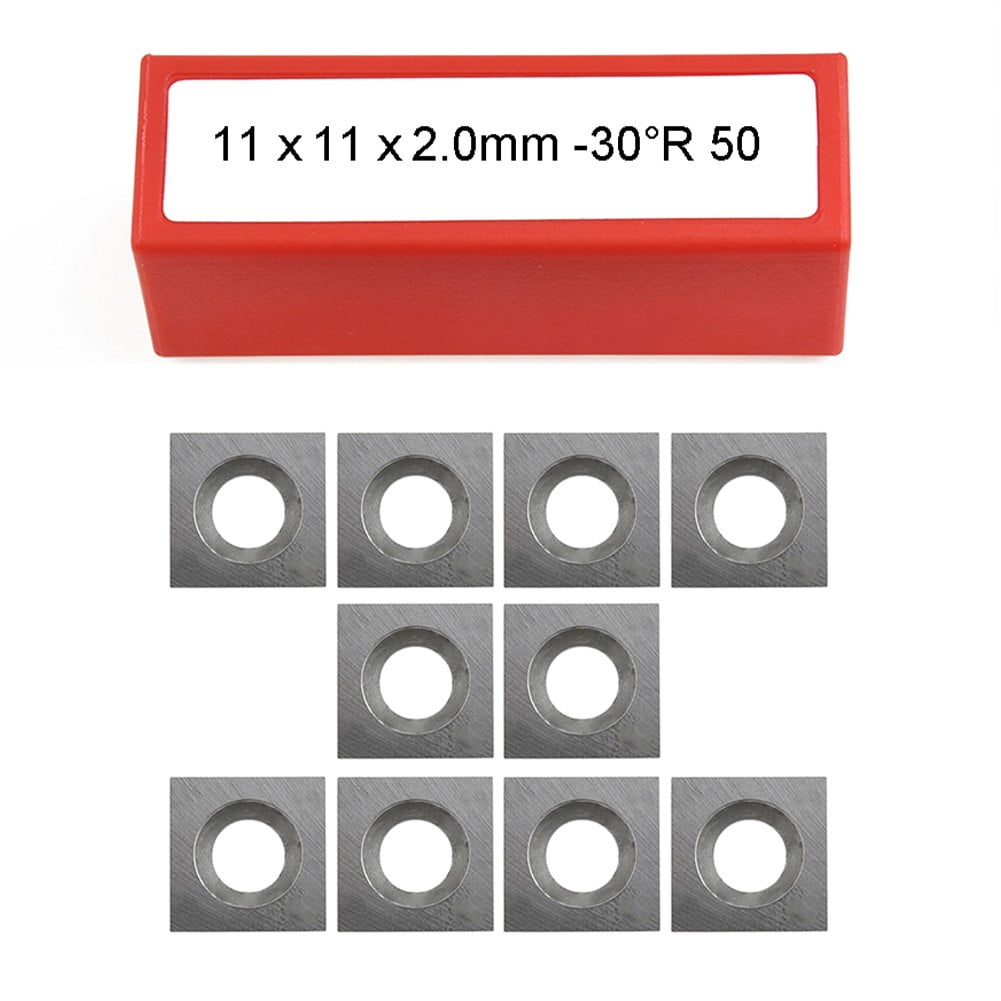 Kairuite 11x11x2.0mm R50 with Radius Square Carbide Insert Cutter ...